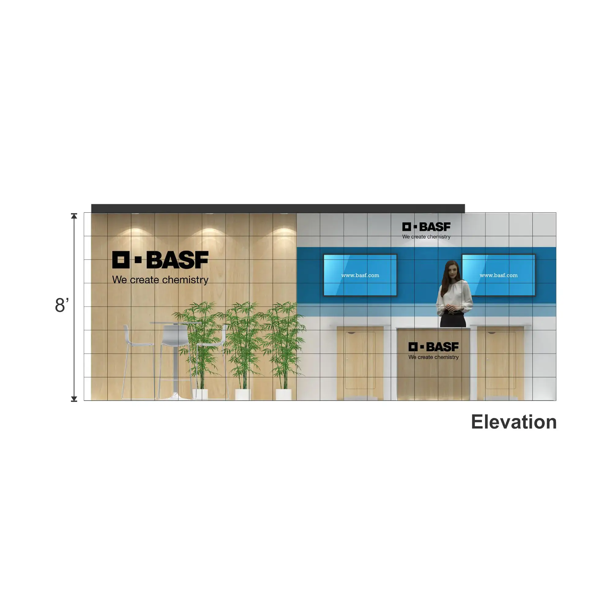 Creative 10x20 trade show booth ideas | RCR1020 01