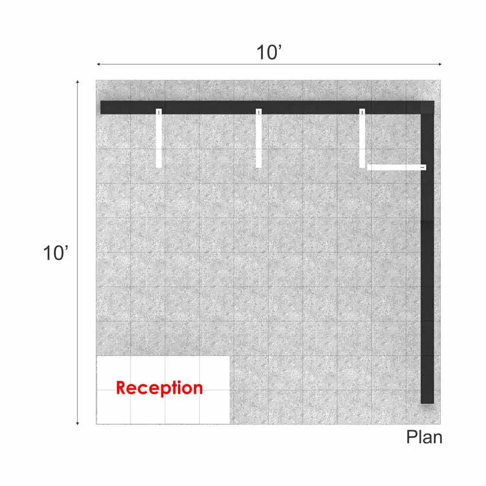 State-of-the-art 10x10 trade show booth designs | RCR1010 07