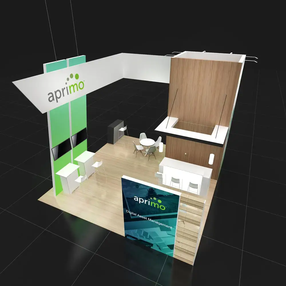 20x20 Trade Show Booth Rental | BRLU2020 172