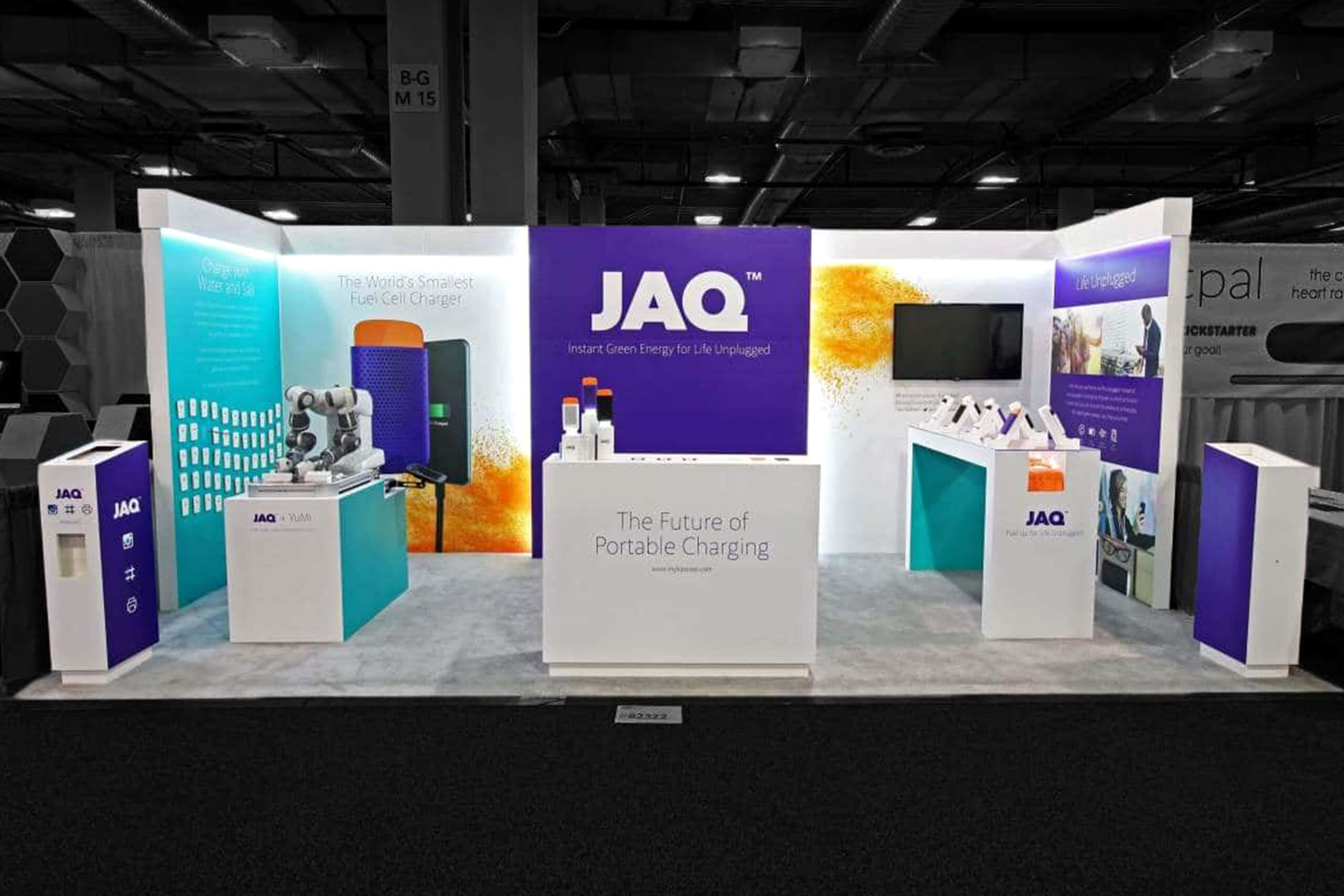 JAQ's 10x20 booth rental at CES
