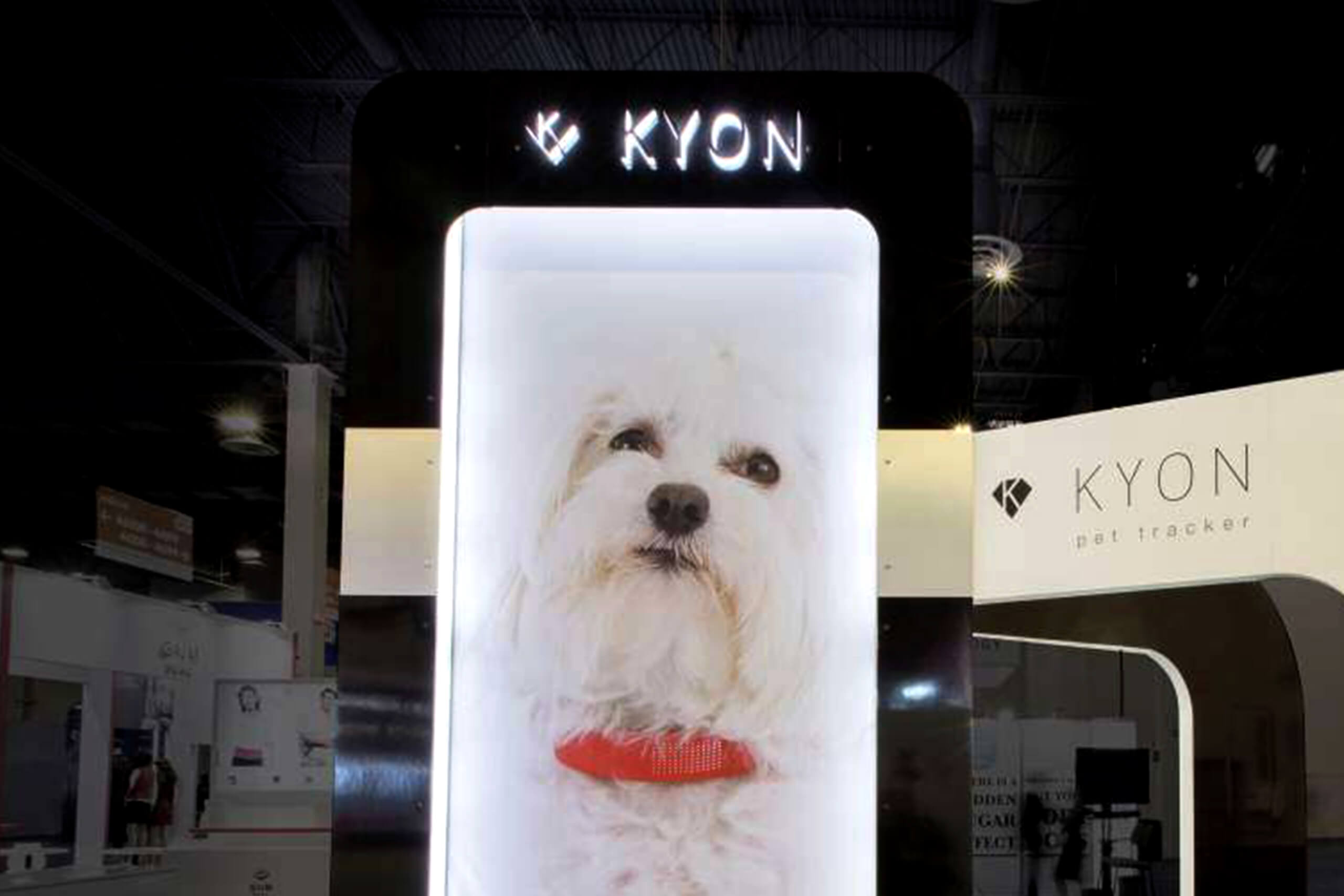 Kyon’s rental booth at CES