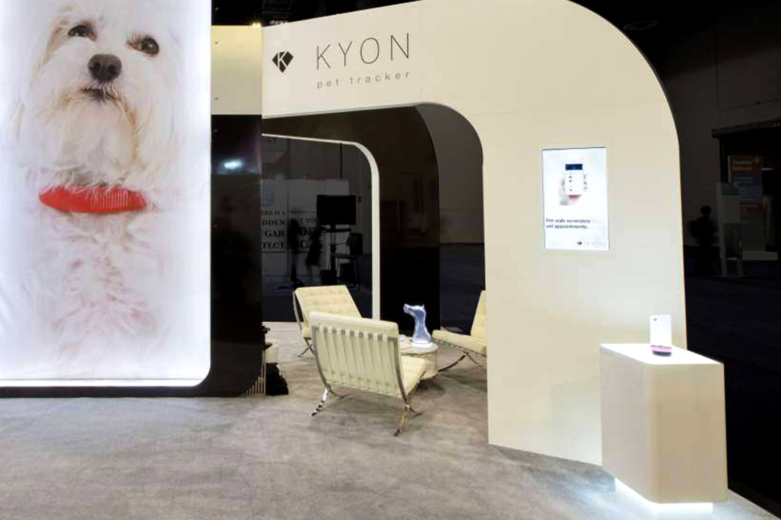 Kyon’s rental booth at CES