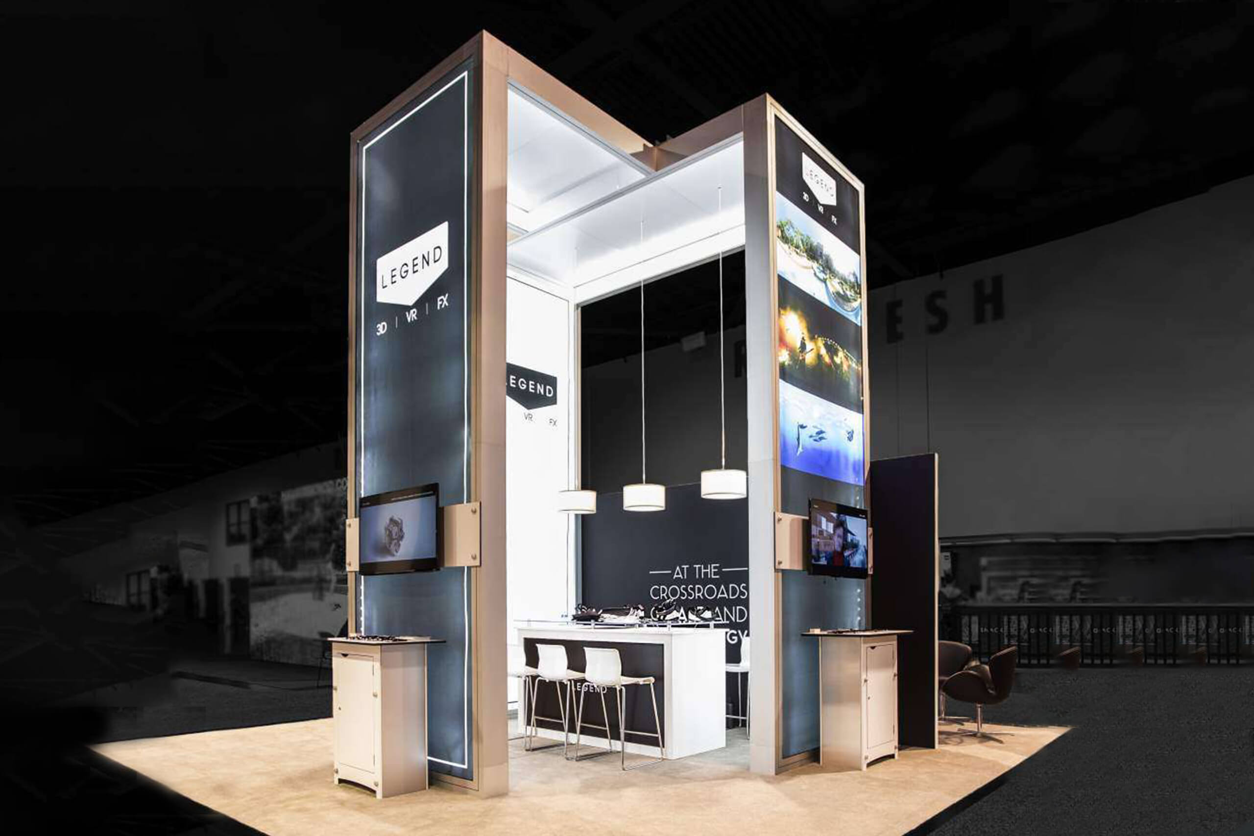 Legend 3D’s rental booth at Siggraph
