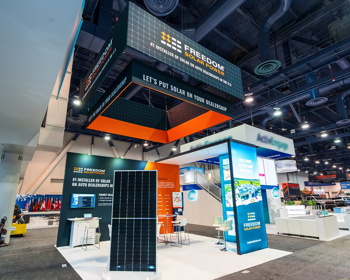 Custom Turnkey Trade show Booth Rental at AWFS 2025