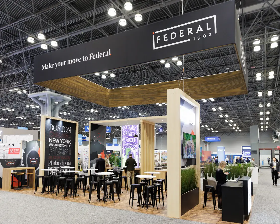 Award-winning 10x20 trade show booth rentals