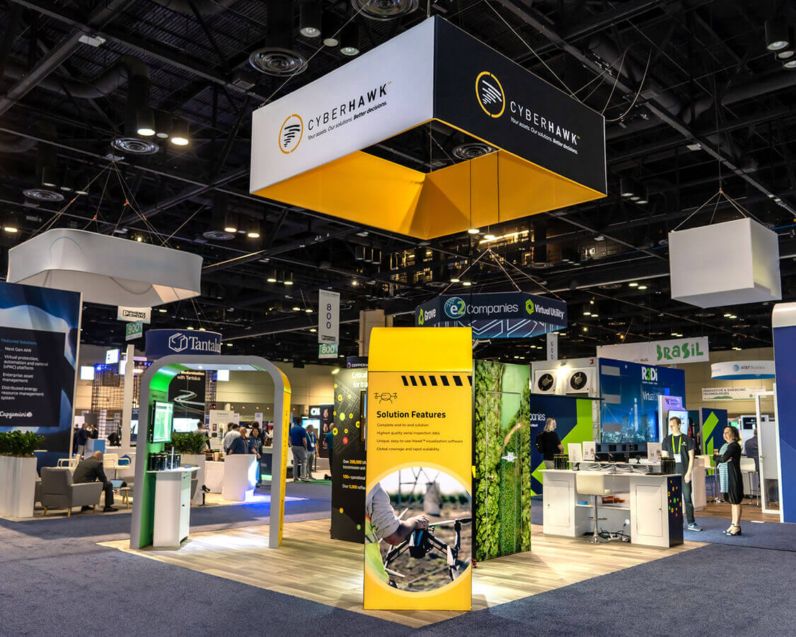 Custom Exhibition Stand Rental at Verticon 2025 in Dallas