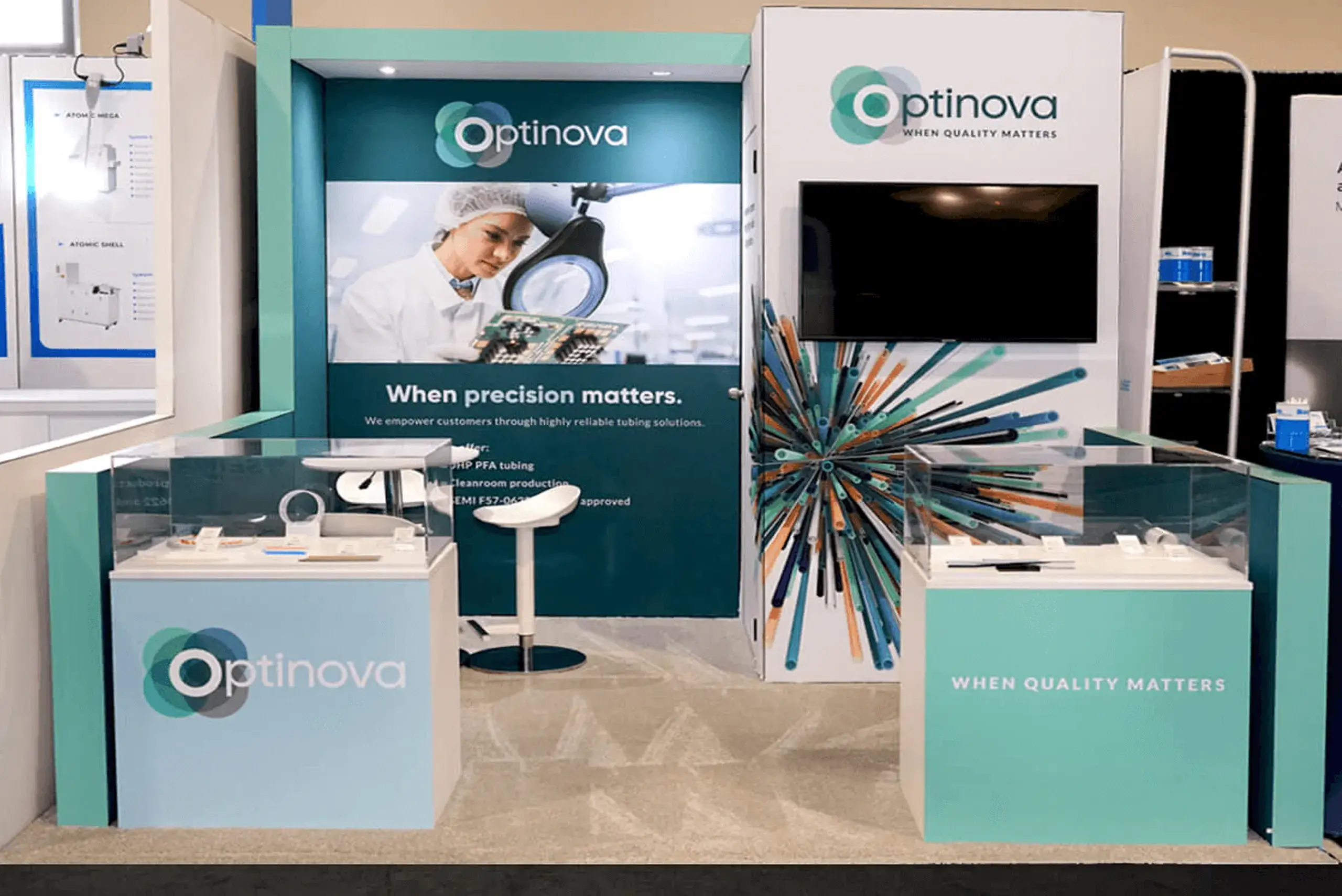 10x10 Trade Show Booth Rentals | Custom 10x10 Booth Designs