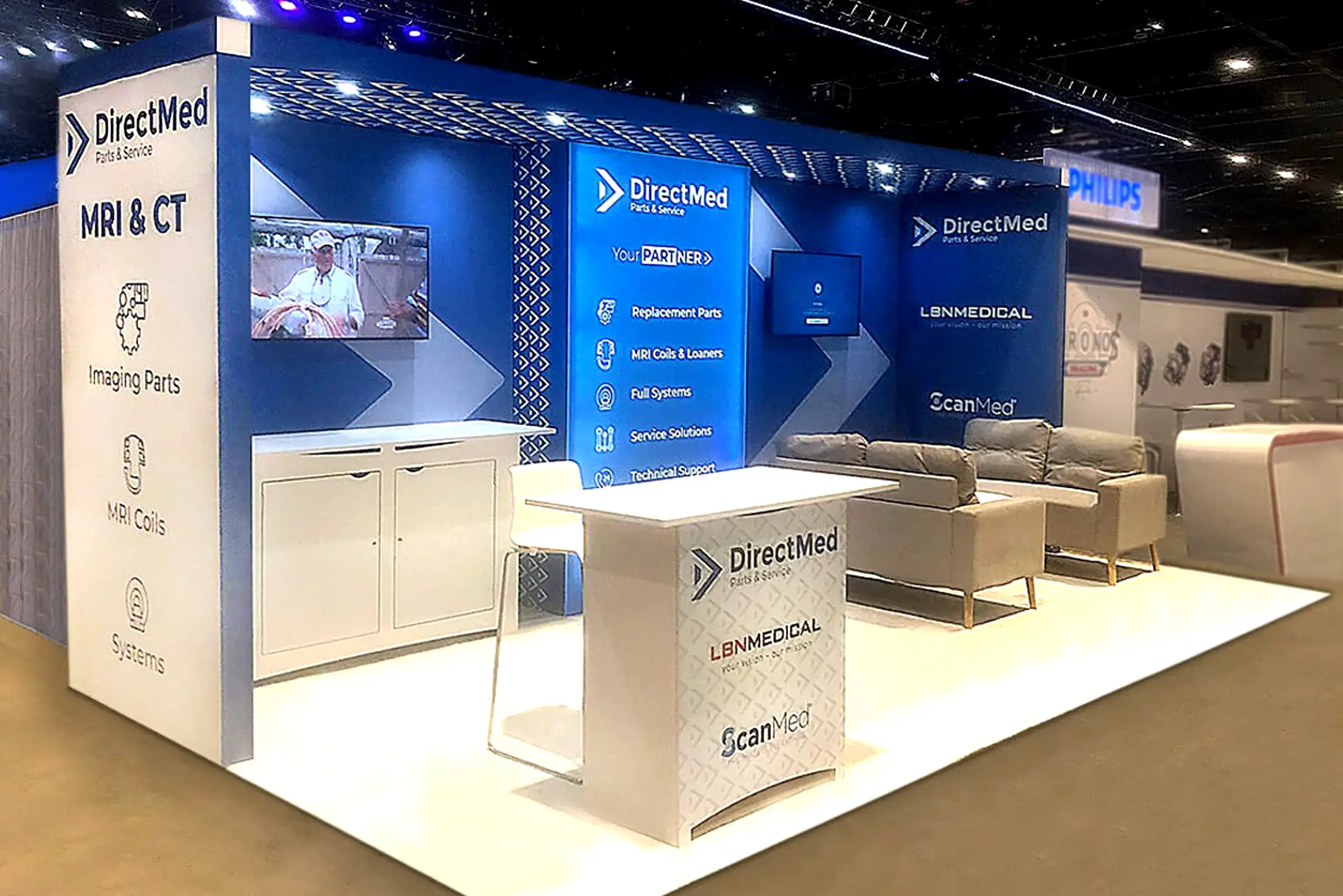 Custom Trade show Booth Rentals in Chicago | Exponents
